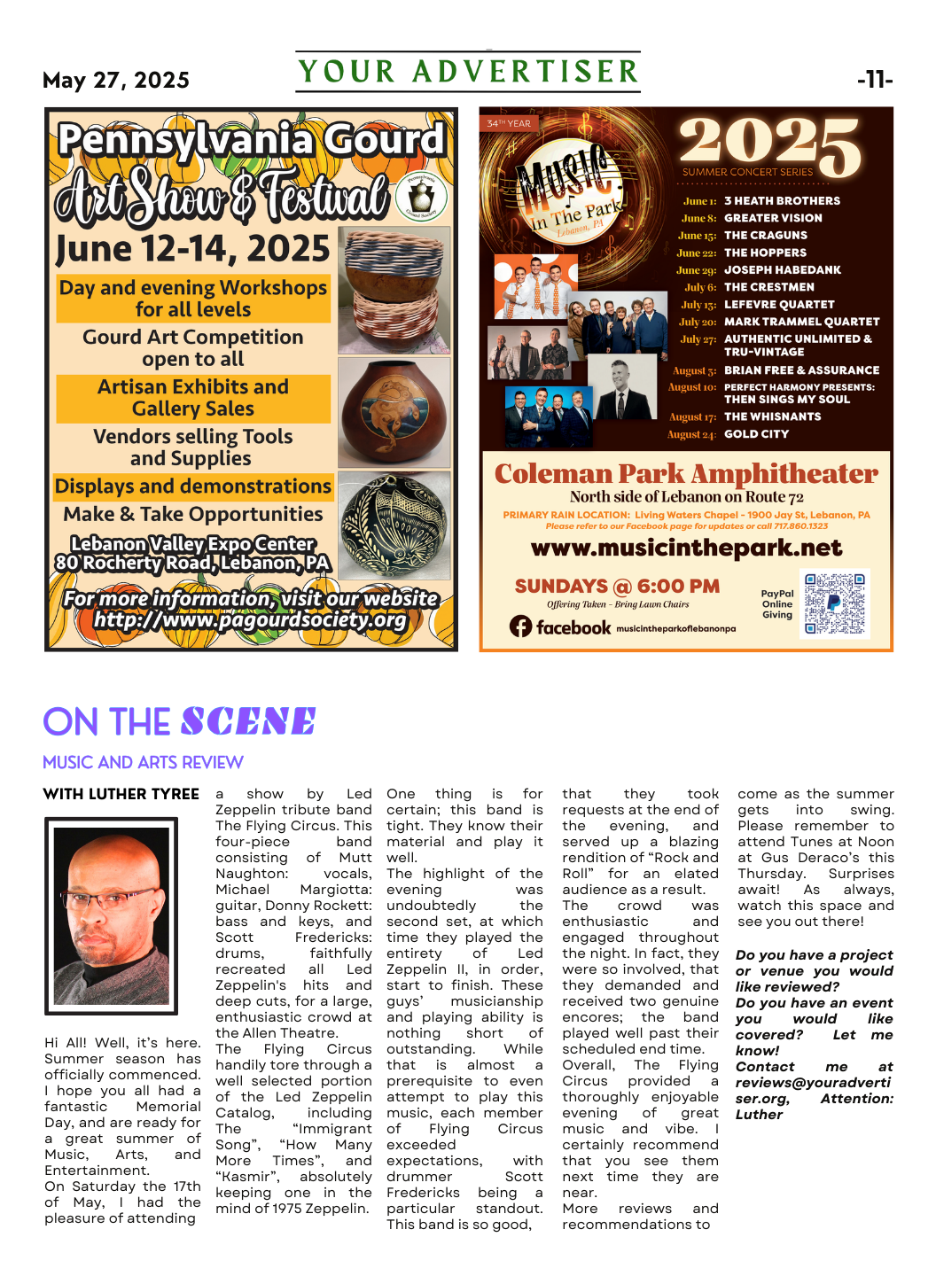 The Current Issue – YOUR ADVERTISER