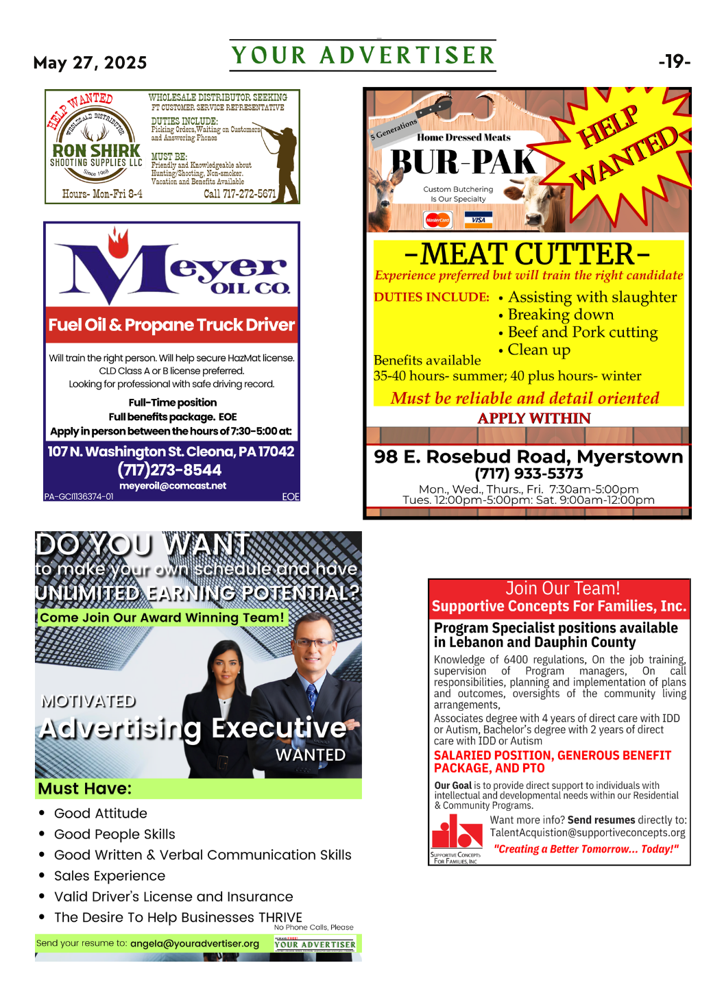 The Current Issue – YOUR ADVERTISER