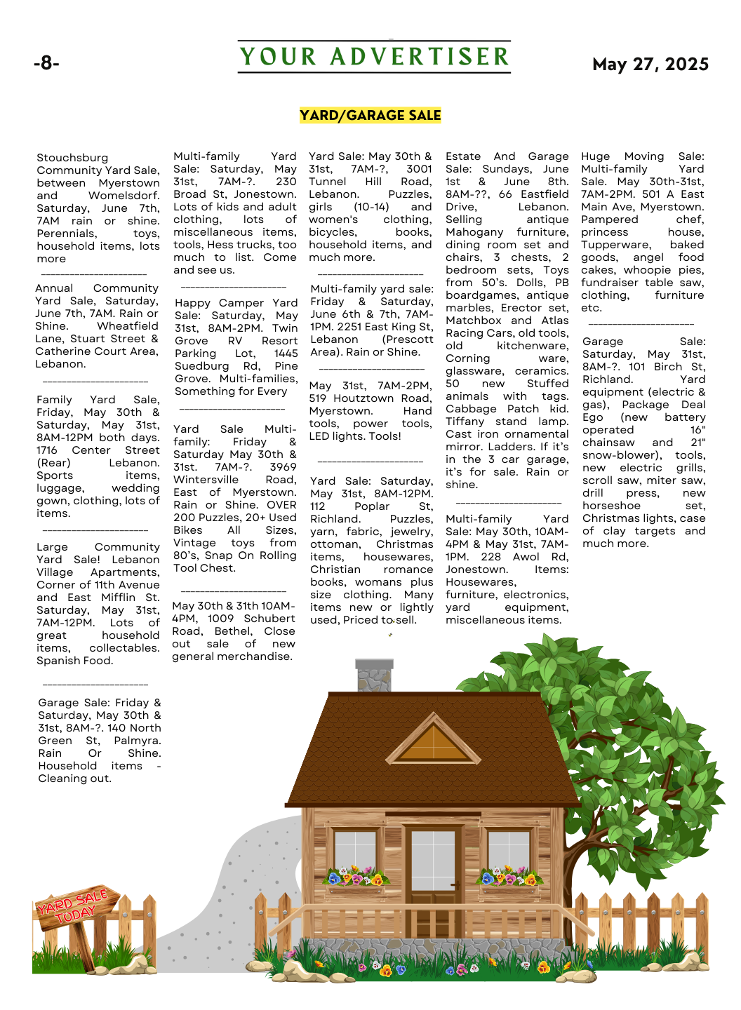 The Current Issue – YOUR ADVERTISER